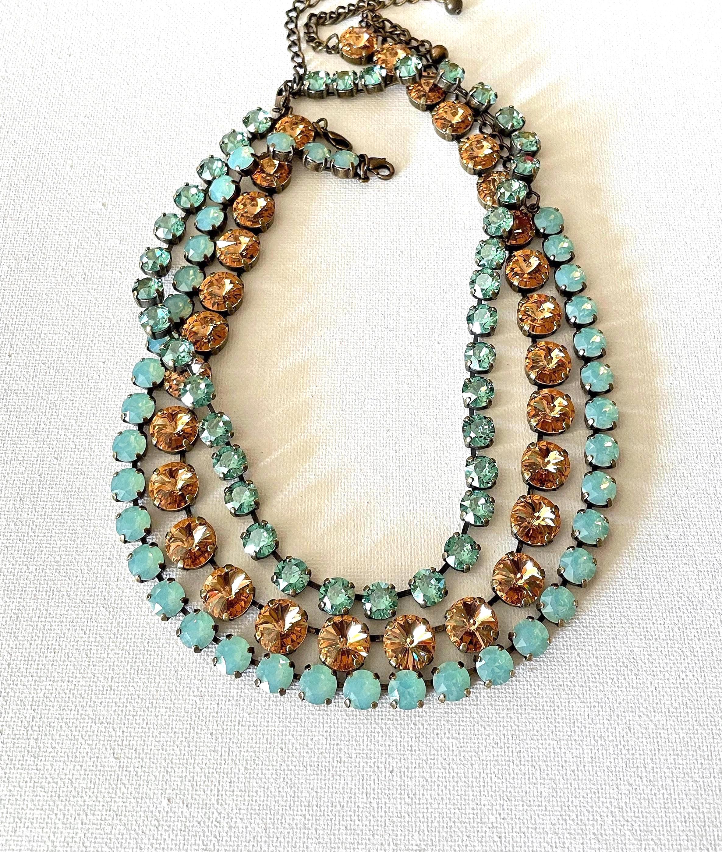 Swarovski Light Colorado Topaz, Pacific Opal, Warm Light Green ...