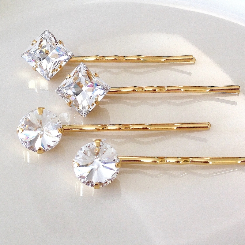Diamond Hair Clip - Etsy