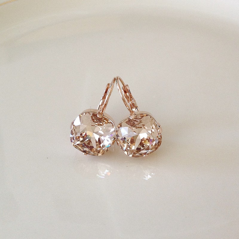 Smokey Quartz Pearl Earring - Etsy