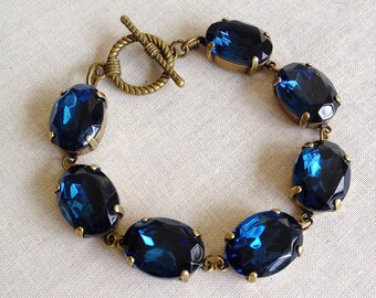 Blue bridal jewelry | Etsy