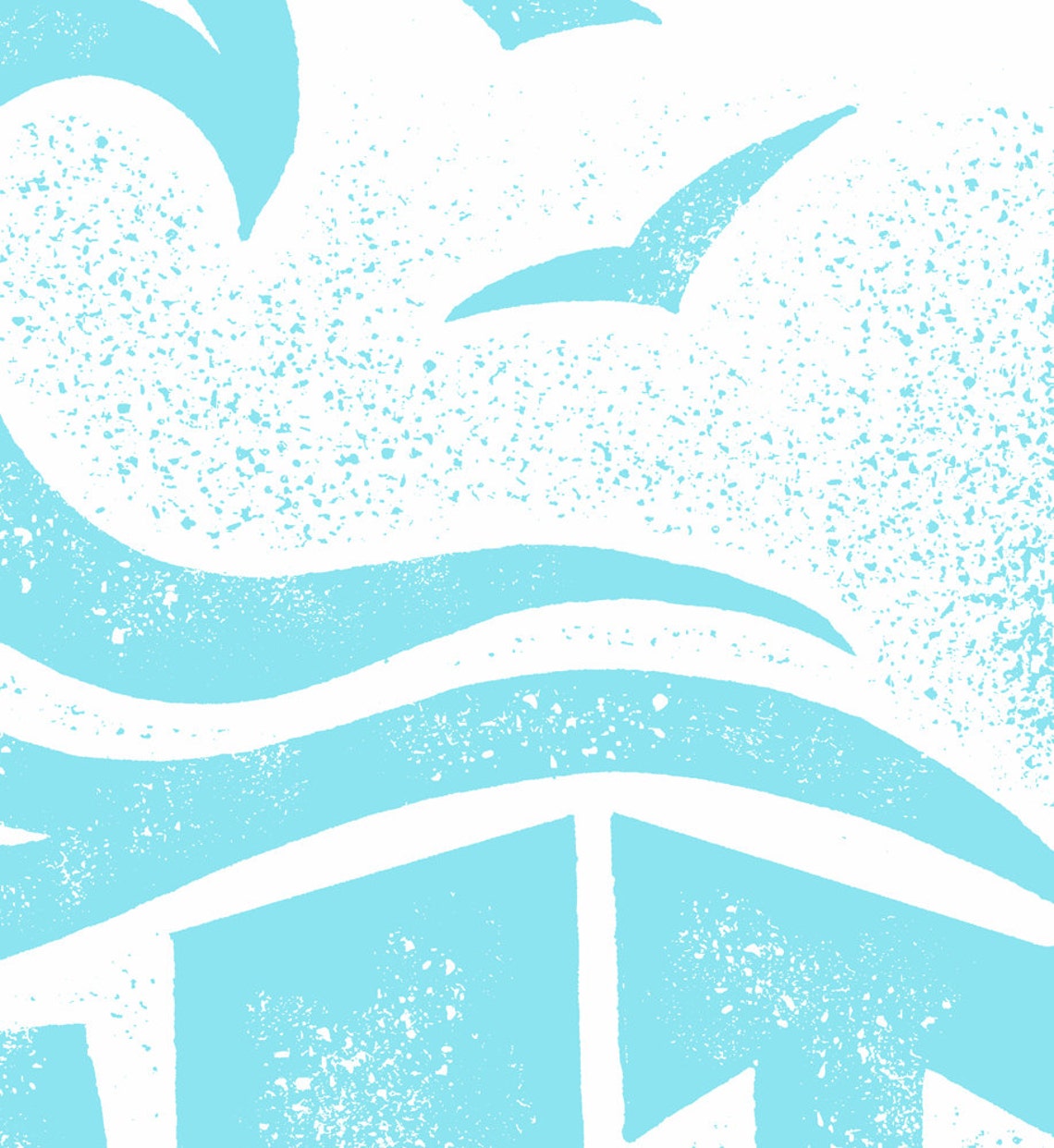 Salt Life Typography Quote Fine Art Print Letterpress 8x10 Beach Ocean ...