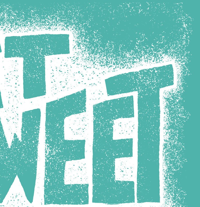 Beach Decor Wall Art A Sweet Life Letterpress Print Song - Etsy