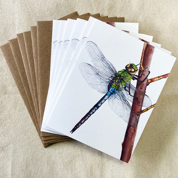 Dragonfly Note Cards - Etsy