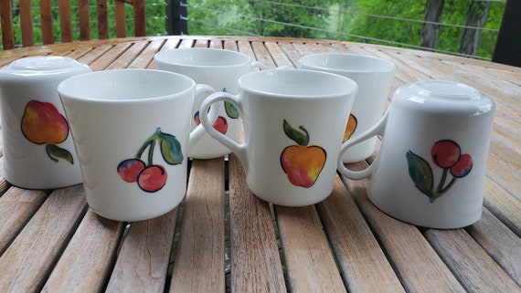 Vintage Corelle Coffee Cups - Etsy