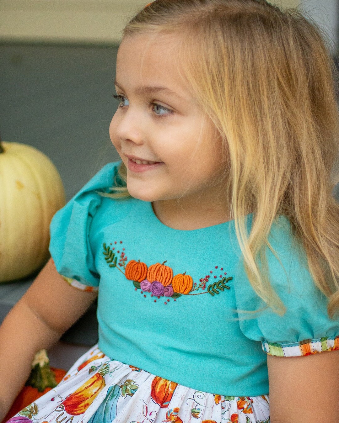 Pumpkin Patch PDF Hand Embroidery Pattern, Digital Download, Fall ...