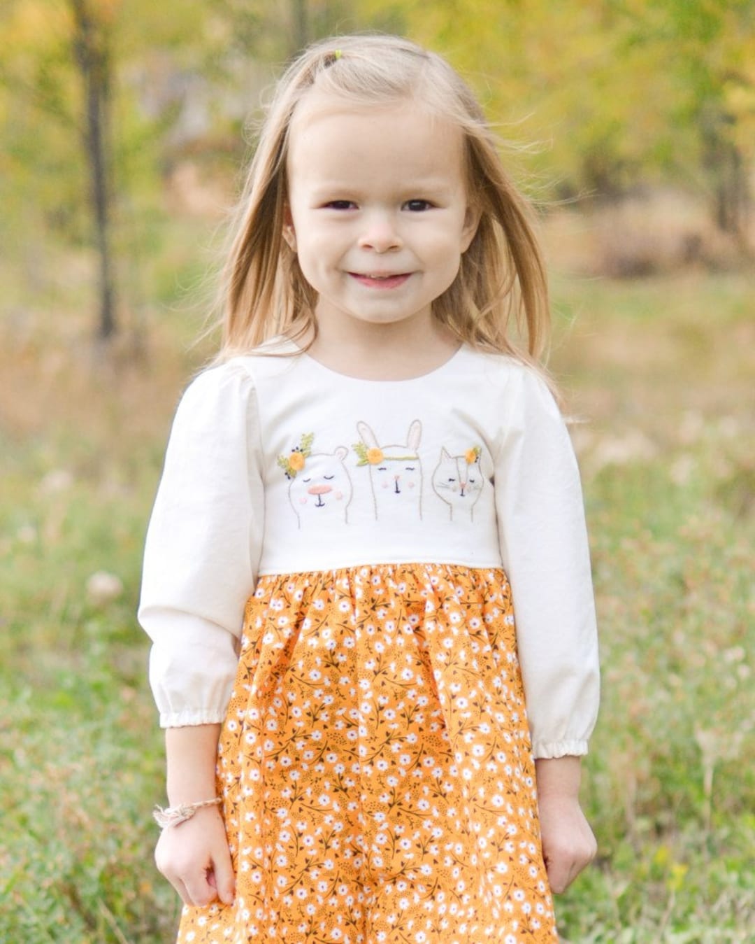 Oak Critters Hand Embroidery Pattern | Cat, Llama, Bear (PDF Pattern ...