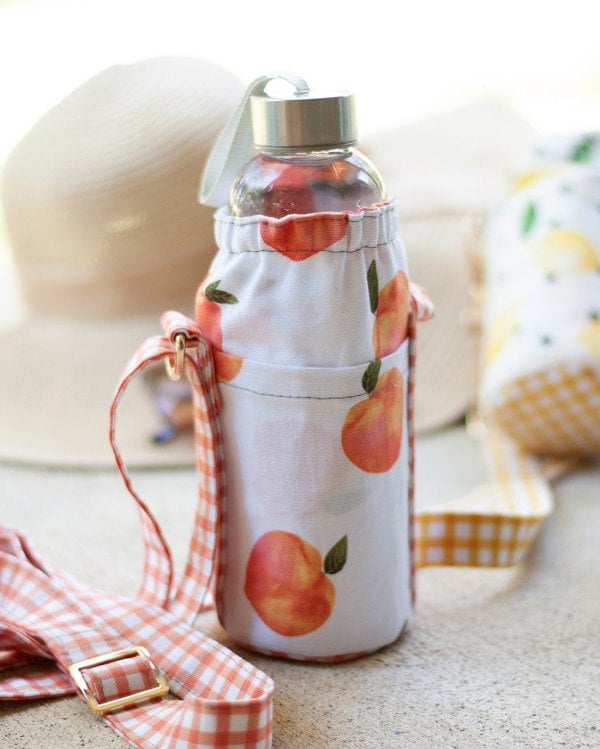 Coral Water Bottle Holder Digital Sewing Pattern Bag Pattern - Etsy Canada