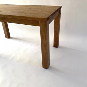 Rustic Wood Desk, Handmade, Parsons Style, North Field Store - Etsy