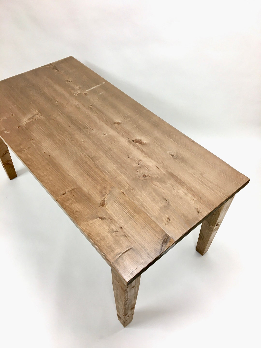 Rustic Counter-height Wood Table, Handmade, Provincial Style, North ...