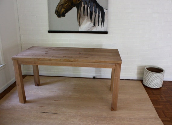Mesa De Centro Cuadrada De Madera Rústica De Parsons