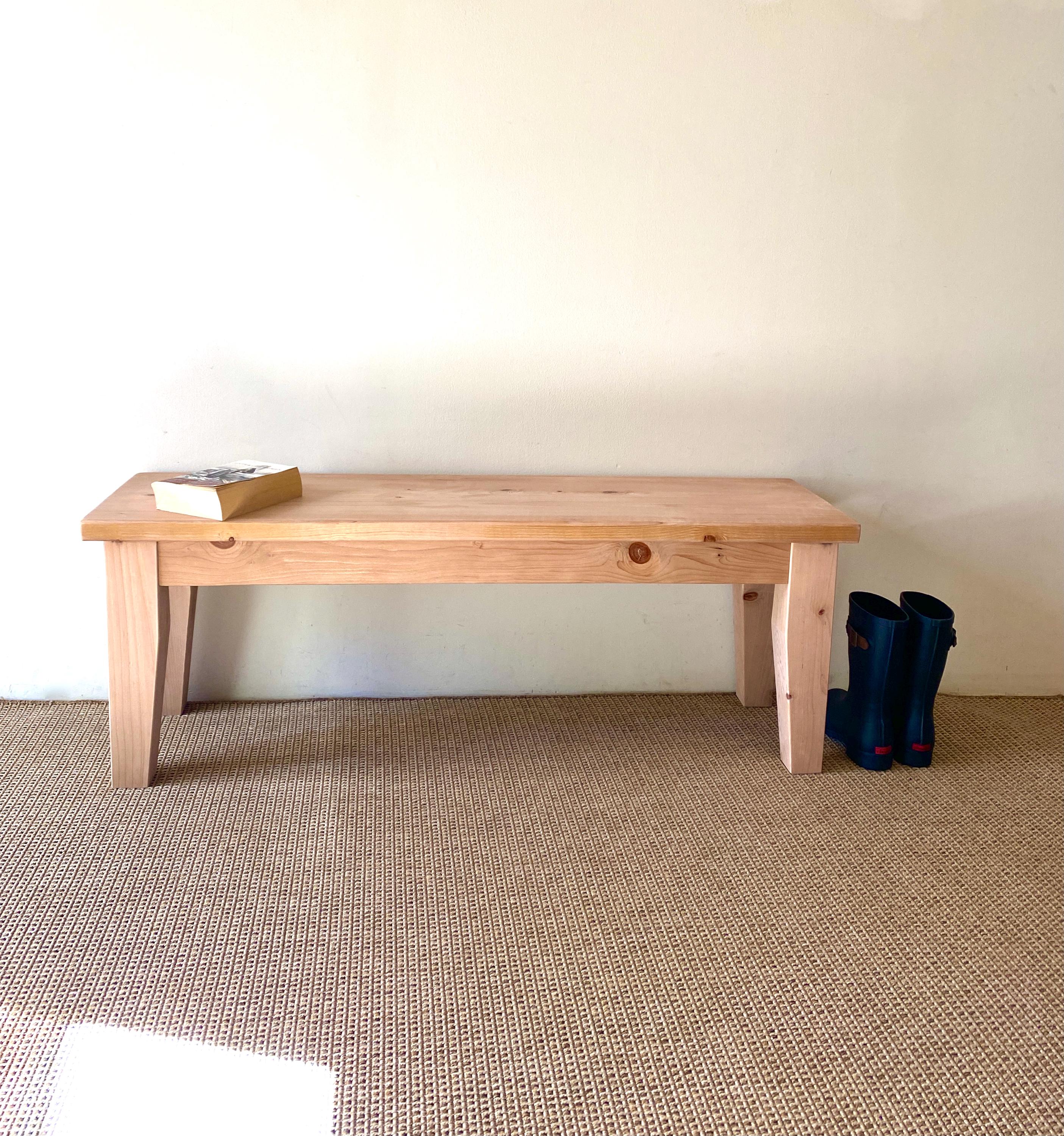 French Farmhouse Wood Bench, Reclaimed Wood - Etsy