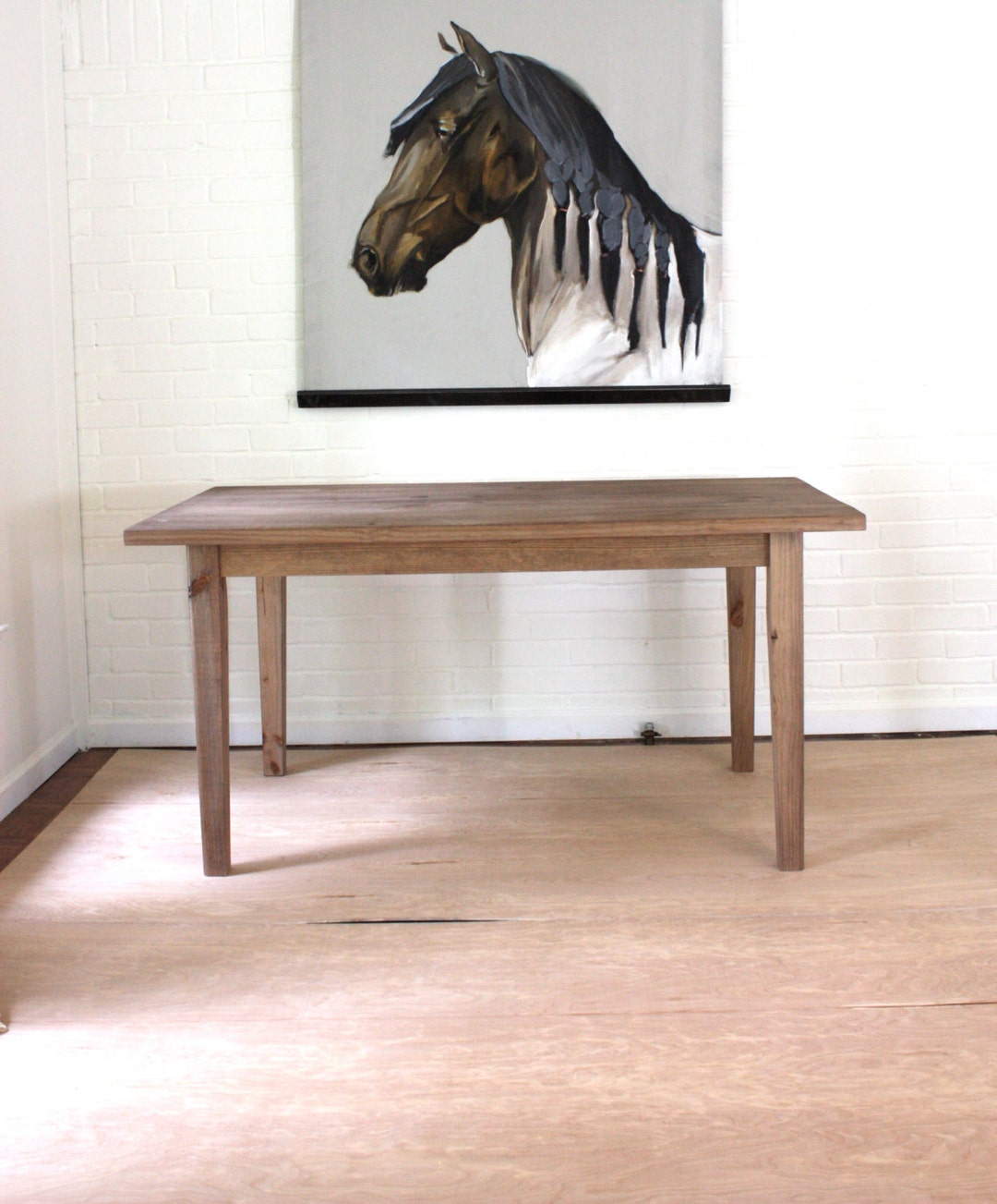 Desk, Reclaimed Solid Wood Farmhouse Desk, Shipping Included. - Etsy