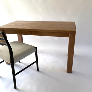 Rustic Wood Desk, Handmade, Parsons Style, North Field Store - Etsy