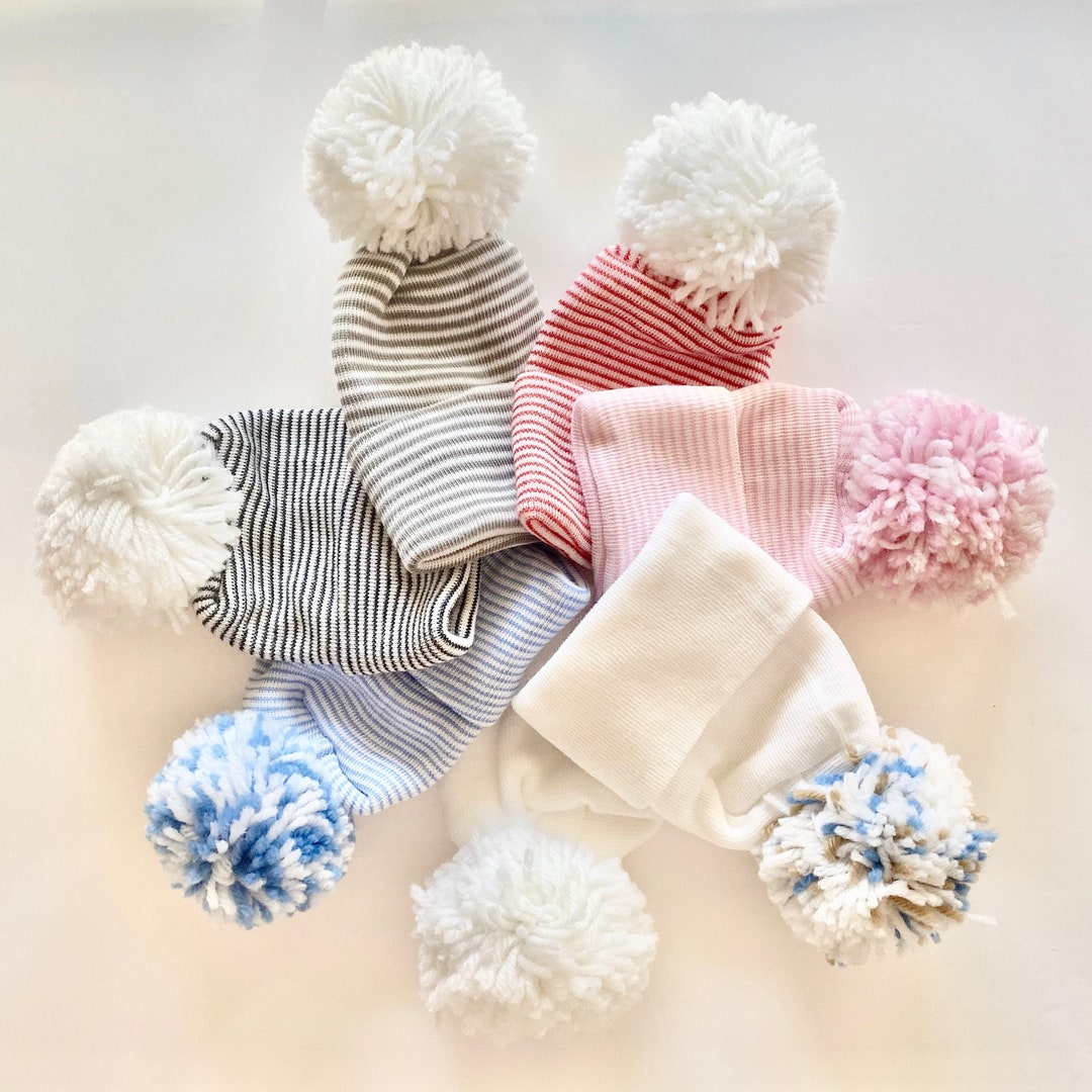 Newborn Hospital Beanie, Baby Hat, Gender Neutral Hat, Hospital Hat ...