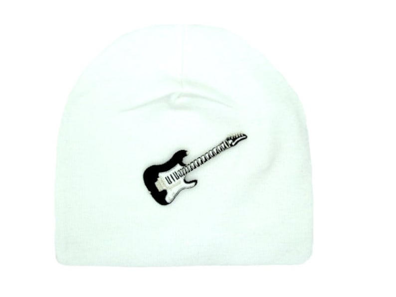 Boy Beanie - Guitar Hat - Baby Beanie - Guitar - Baby Boy - Guitar ...