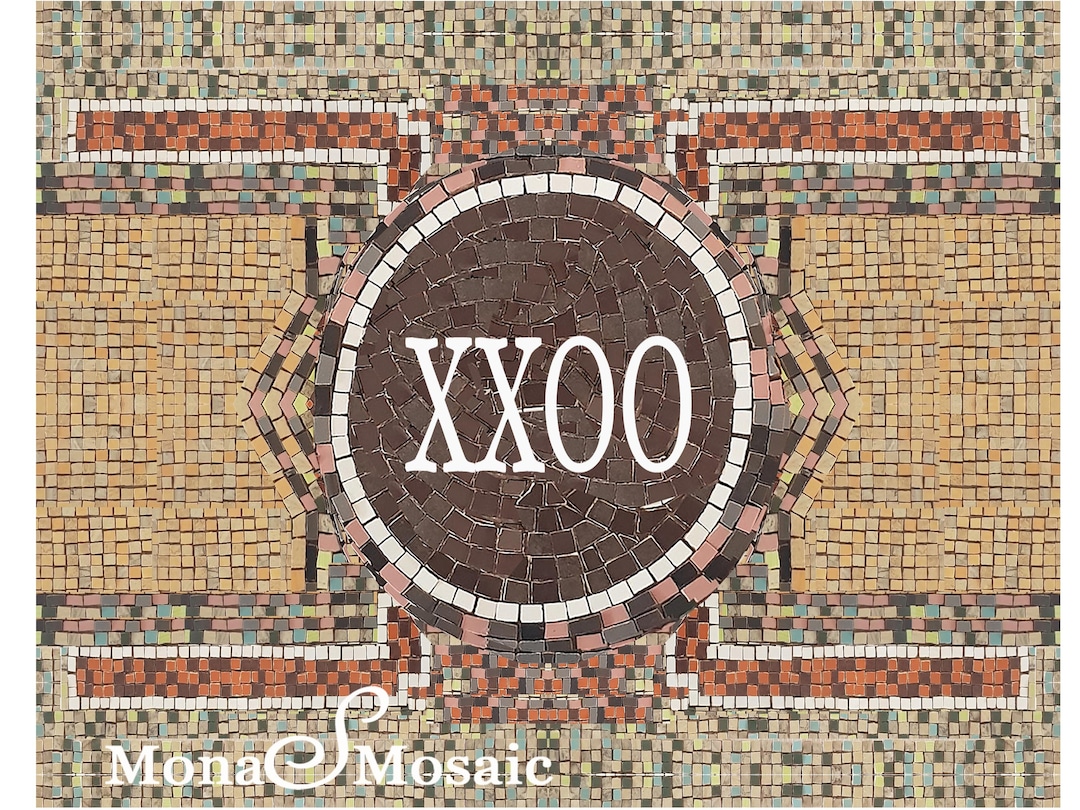 New York Subway Tile Mosaic Style Mosaic Home Floor Entry With Number ...