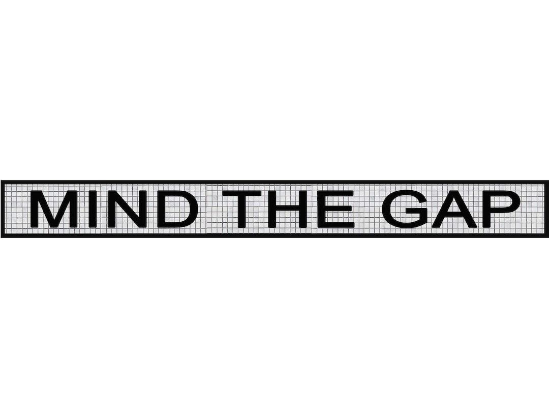 Custom Mosaic " Mind the Gap" Mosaic for a Tile Floor London ...