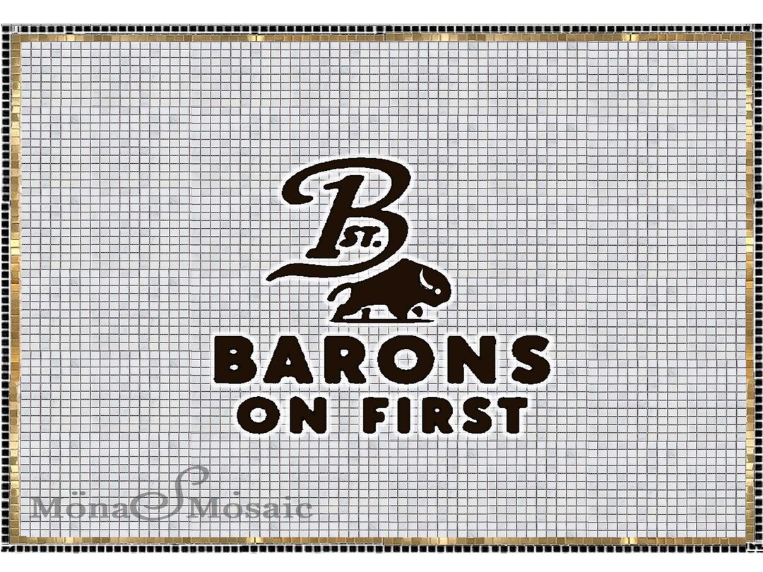 Tile Floor Mosaic Business Logo, Restaurant Entrance Mosaic Logo Floor ...