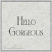 Custom Mosaic With Gold Tile "hello Gorgeous" Handmade Tile Mosaic ...
