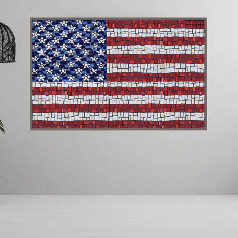 Mosaic American Flag - Etsy