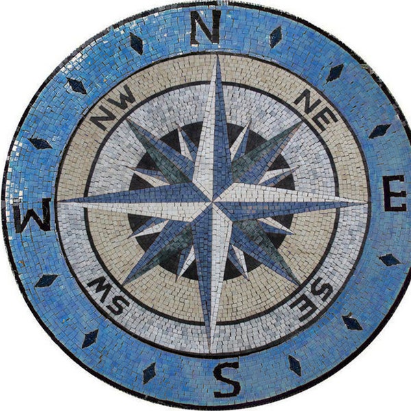 Tile Floor Compass - Etsy