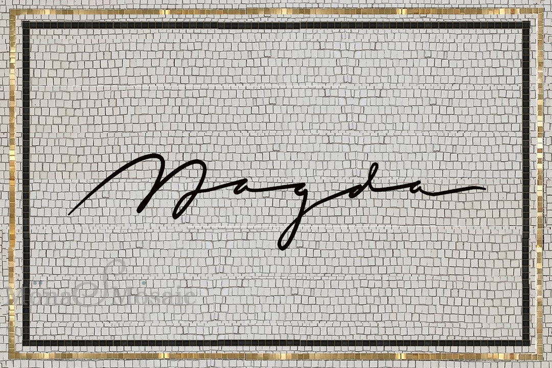 Custom Made Mosaic, Cafe Made to Order Mosaic, Mosaic Logo Art ...