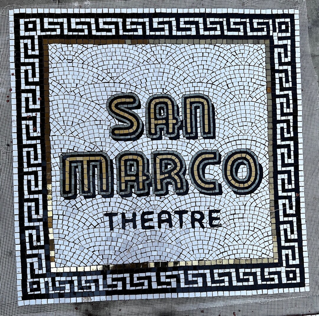 Mosaic Art Deco Lettering Door Entry Mosaic Custom Entrance Tile Floor ...