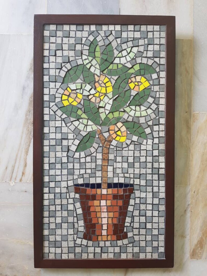 Lemon Tree Mosaic - Etsy