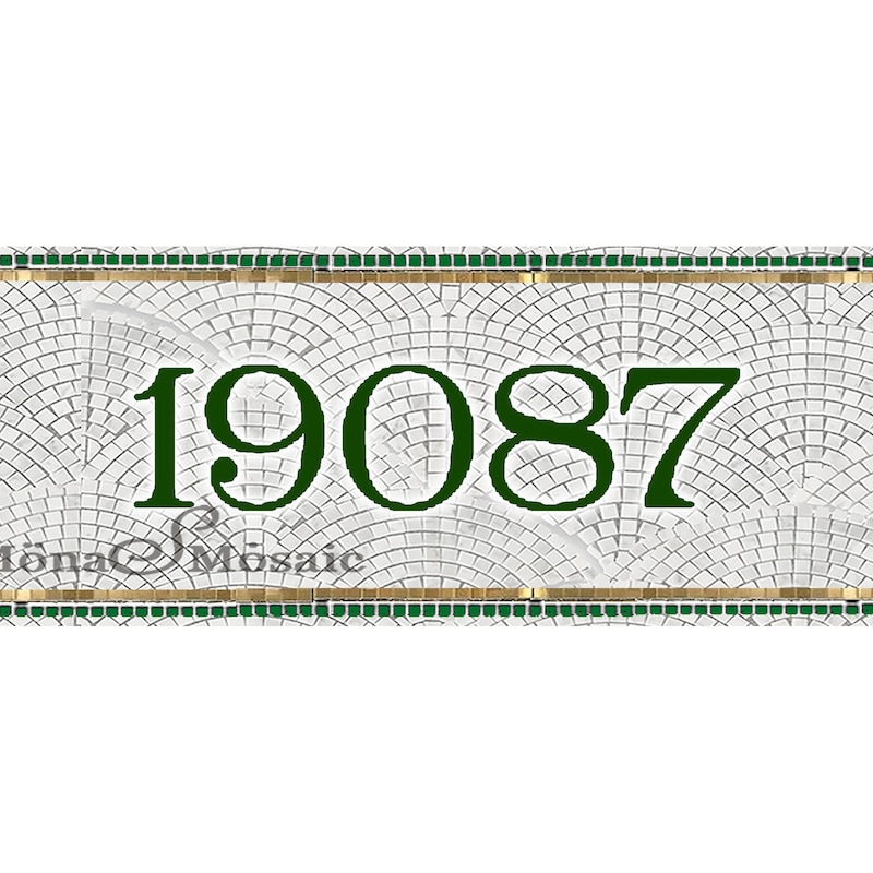 Mosaic Numbers - Etsy