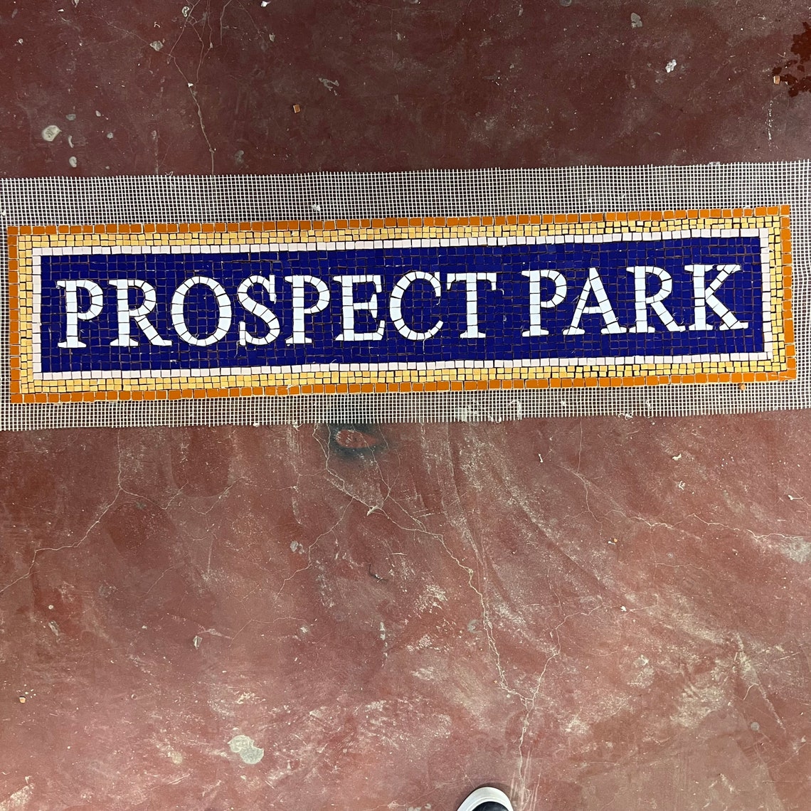 Prospect Park New York Subway Sign Made to Order Mosaic - Etsy