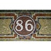 Mosaic Art Number Sign Replica of NYC Subway 86 or Any Number of Choice ...