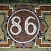 Mosaic Art Number Sign Replica of NYC Subway "86" or Any Number of ...