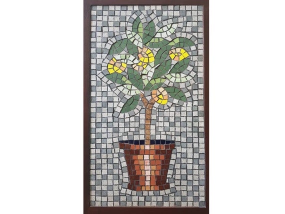 Lemon Tree Mosaic - Etsy