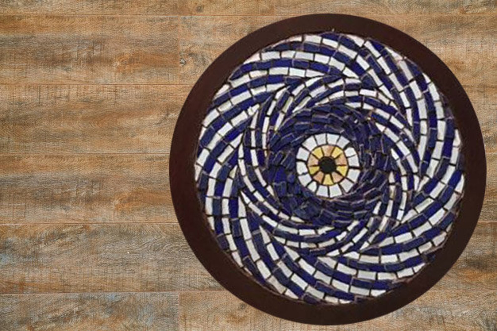 Tile Hand Cut Mosaic Abstract Design Wall Art Mural | Etsy