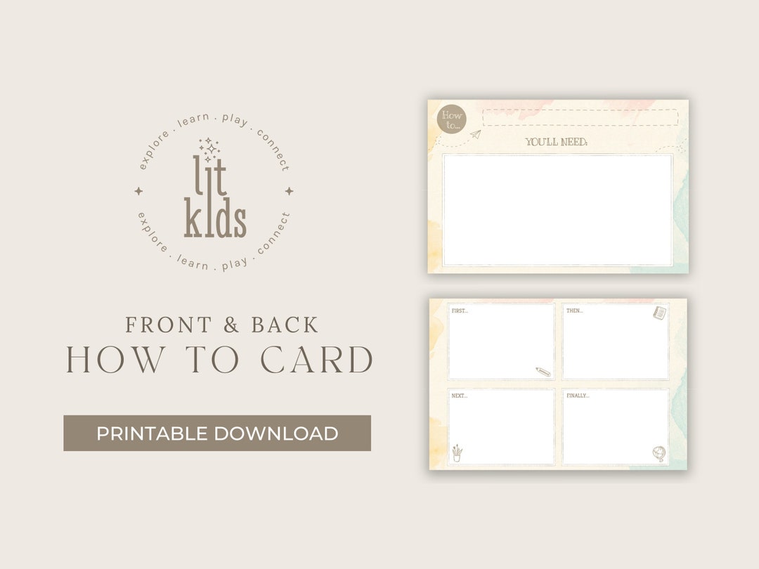 How to Template With Material List and Easy Step-by-step Instructions ...