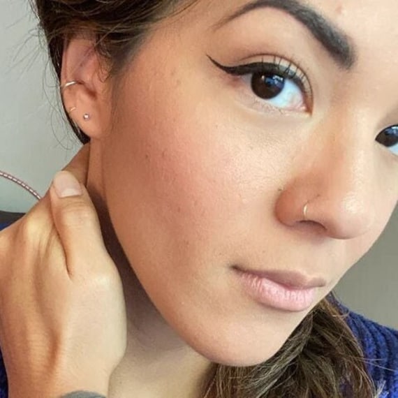 How To Change Your Nose Ring/ Bone Nose Stud/ How To Change, 49% OFF