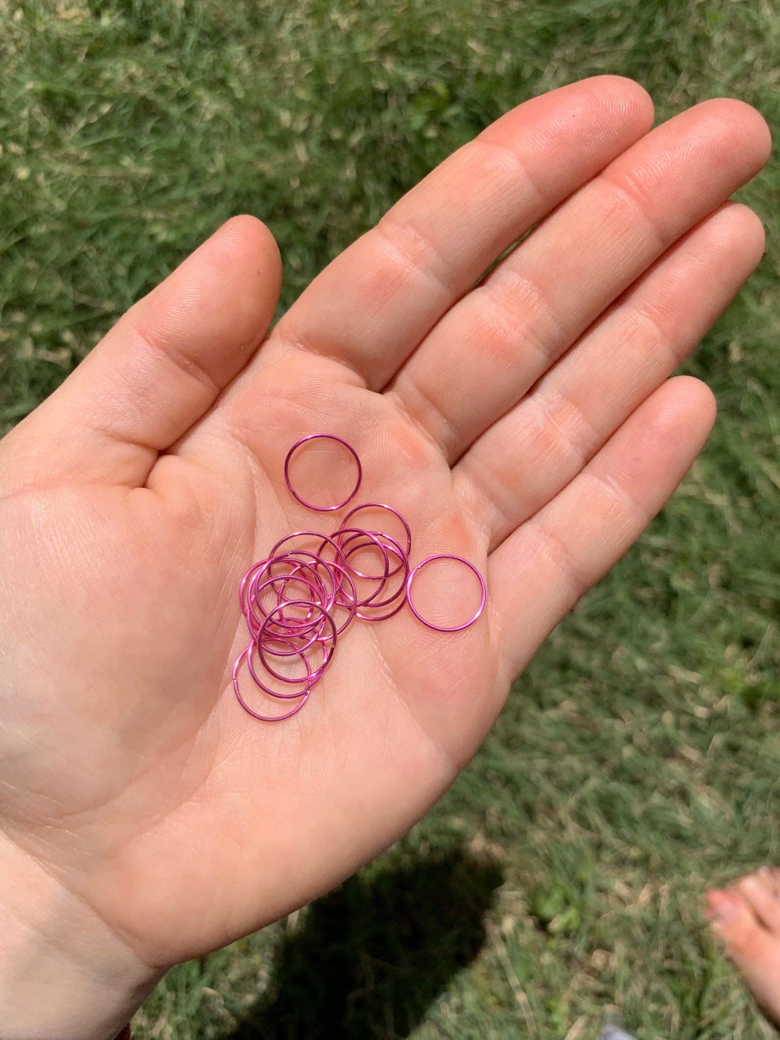 Pink Nose Rings 20G 22G 24G 6mm 9mm 11mm 13mm Tarnish - Etsy