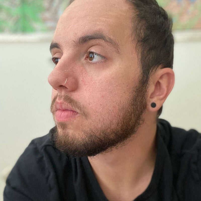 Fake Indian Large Nose Ring - Etsy