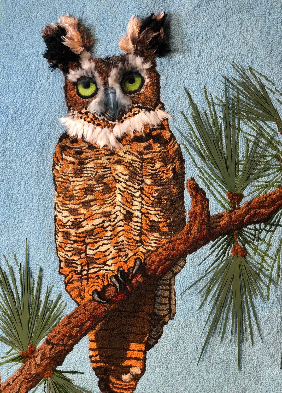 Great Horned Owl Pattern - 36 X 28 - Etsy