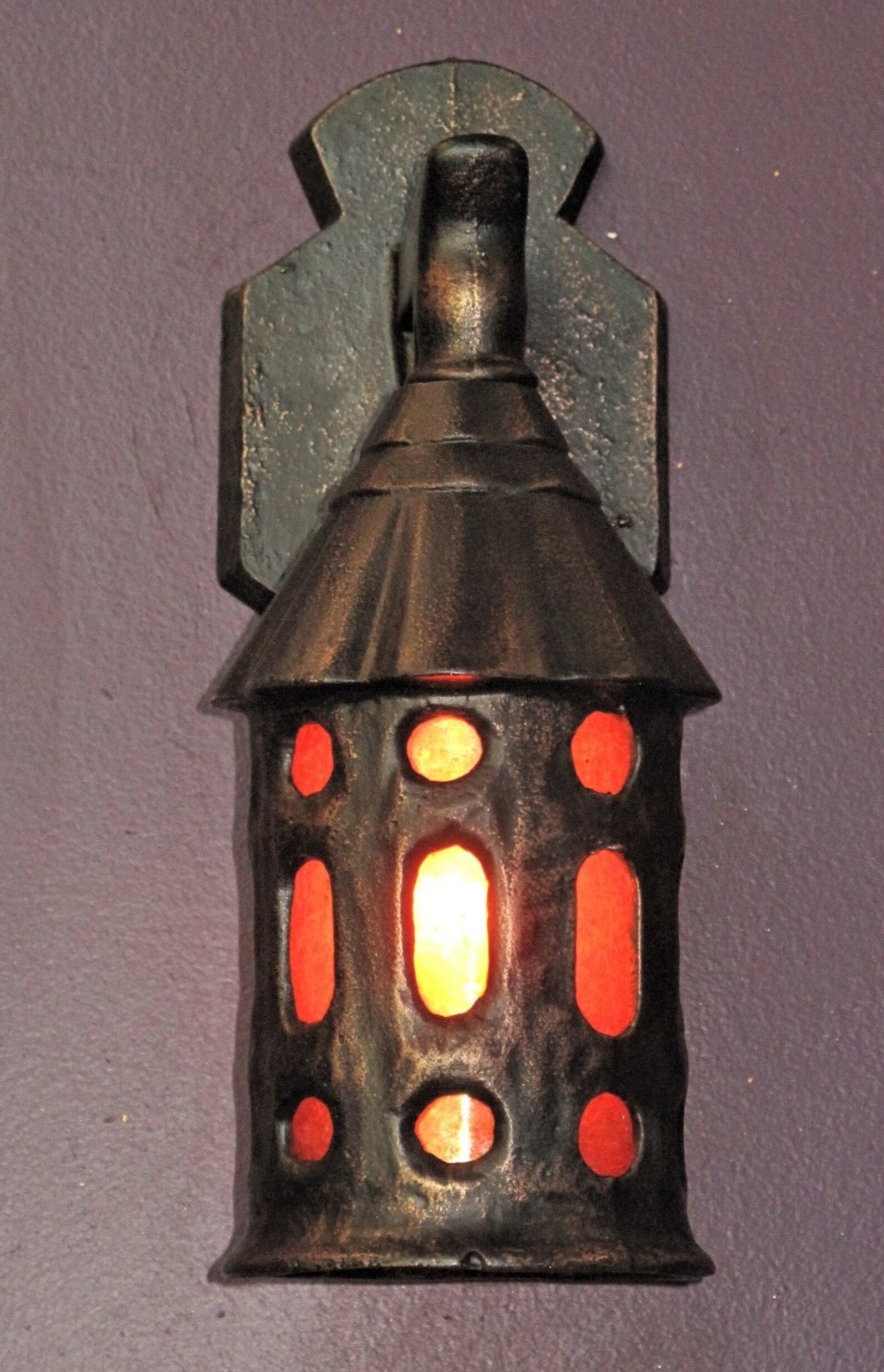 Pr Cast Iron Revival / Bungalow Porch Lights 11920s Vintagelights - Etsy