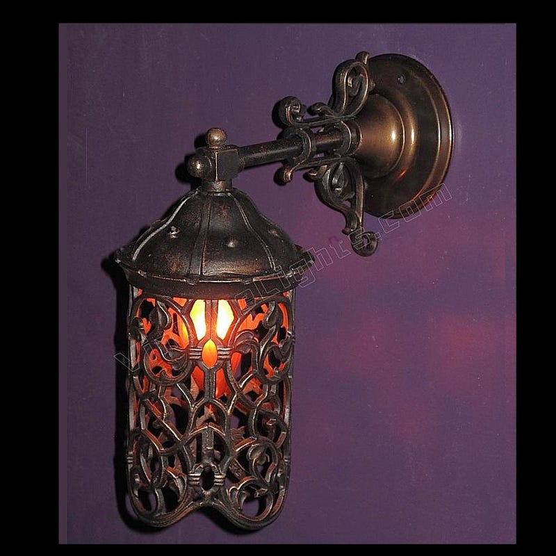 Antique Porch Light - Etsy
