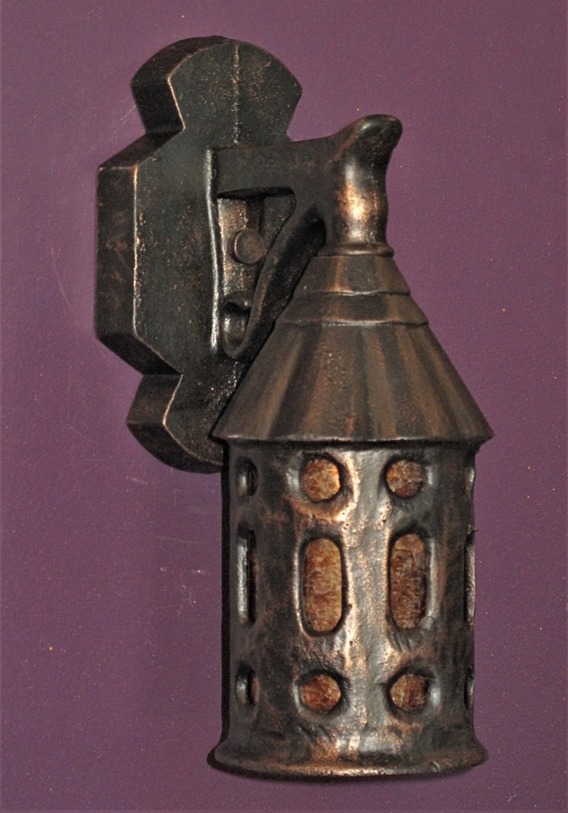 Pr Cast Iron Revival / Bungalow Porch Lights 11920s Vintagelights - Etsy