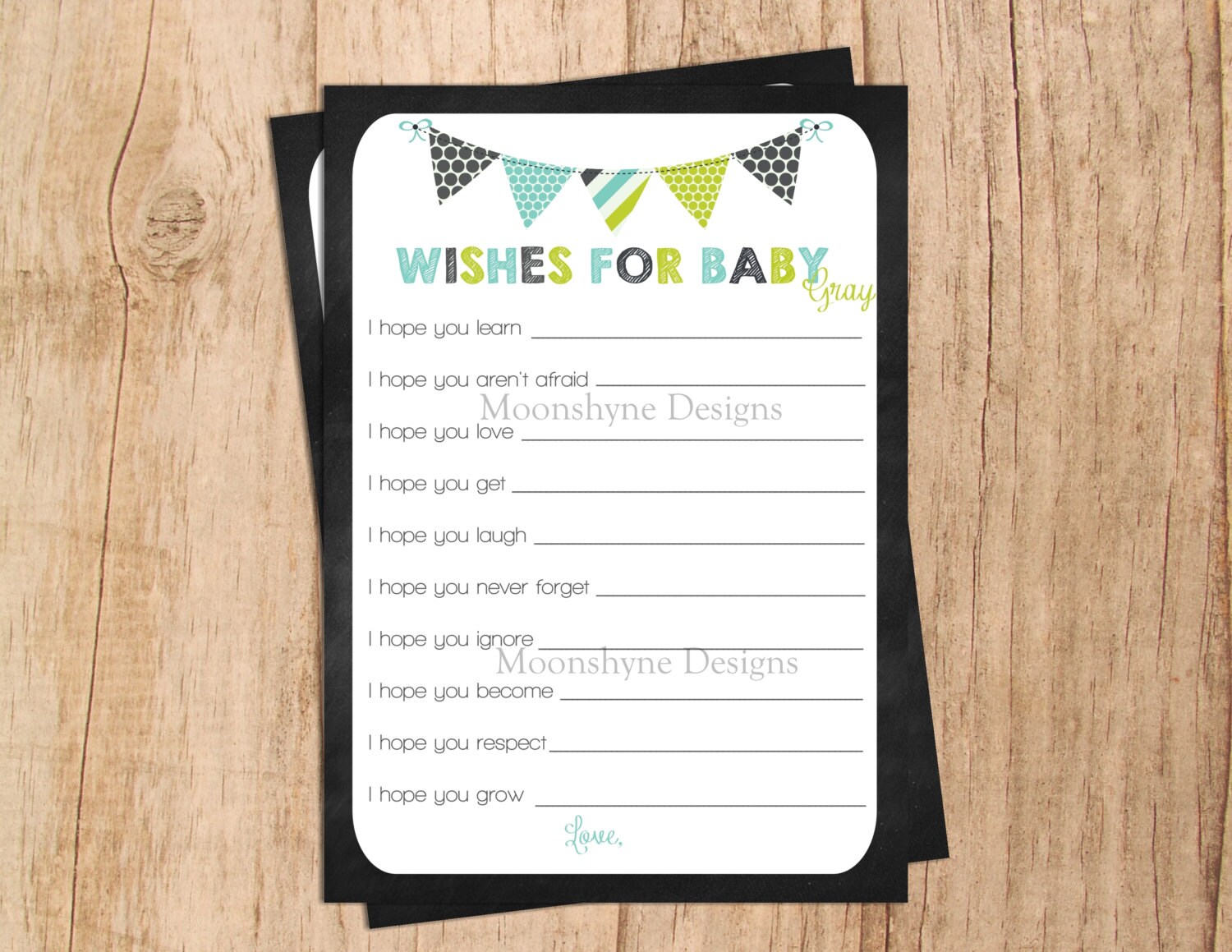 Boy Oh Boy Baby Shower Party Pack . Banner With Grey Blue - Etsy