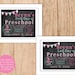 First Day of School Sign Last Day of School Personalized Chalkboard ...
