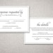 Romantic Calligraphy "bianca" Wedding Invitation Suite - Traditional ...