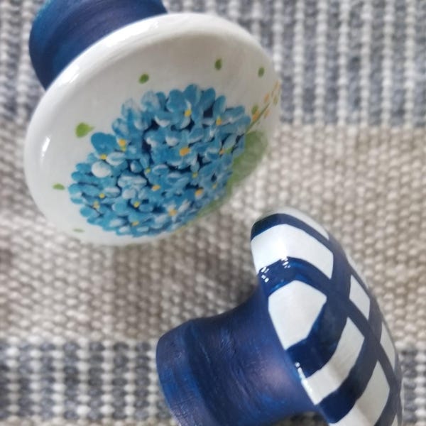 Painted Drawer Pulls - Etsy