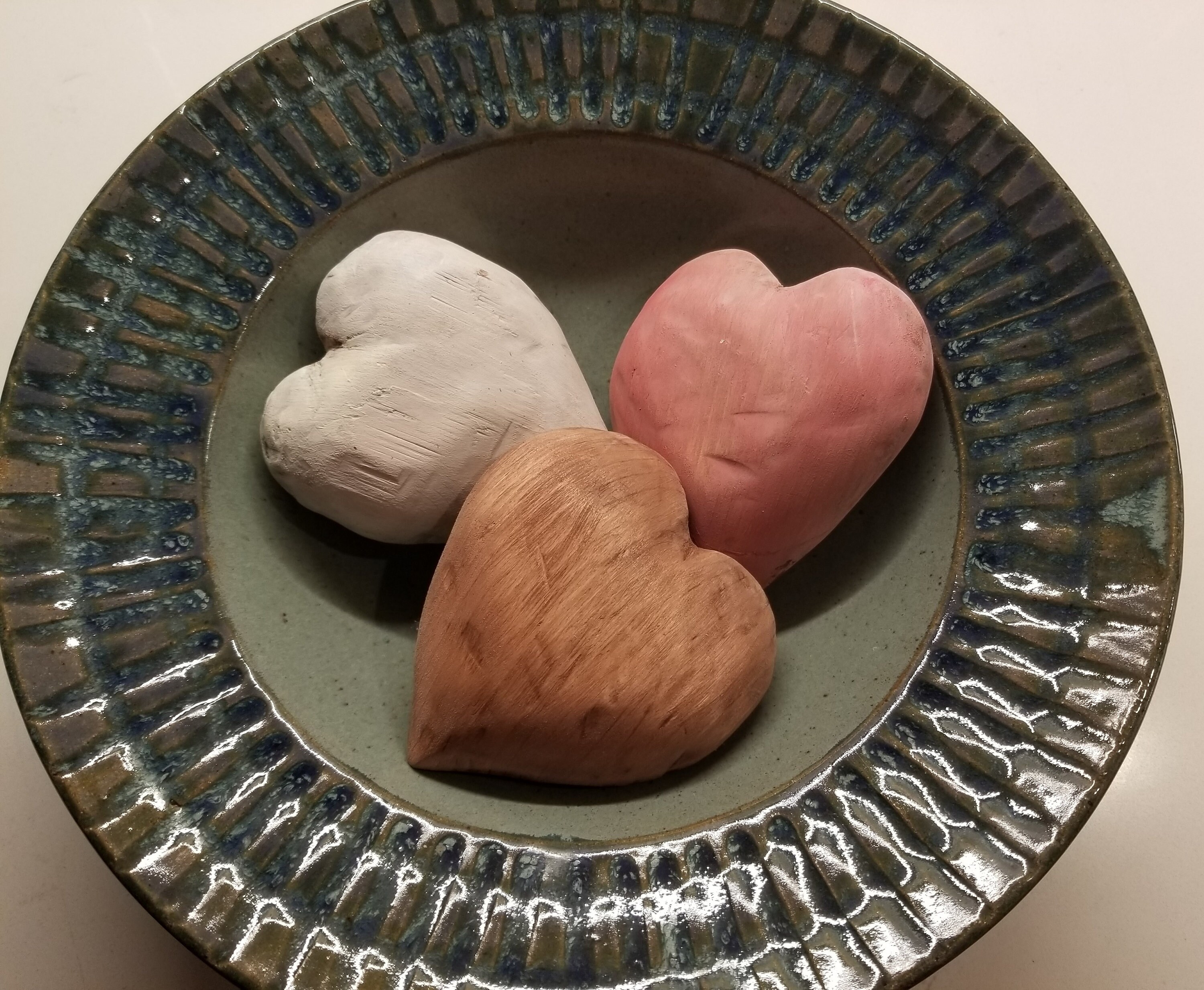 Rustic Hand Carved Wooden Puffed Heart - Valentine, Basket Filler, Bowl ...