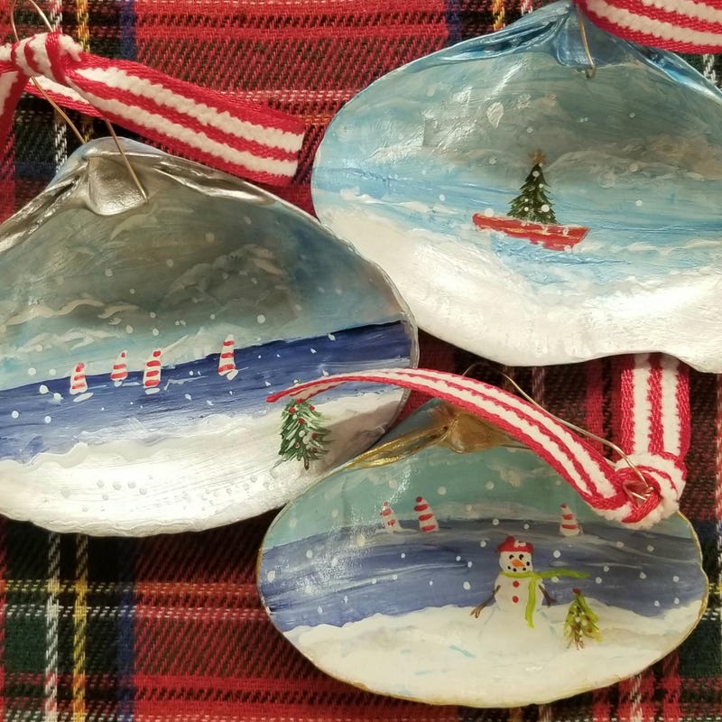 Painted Shells - Etsy