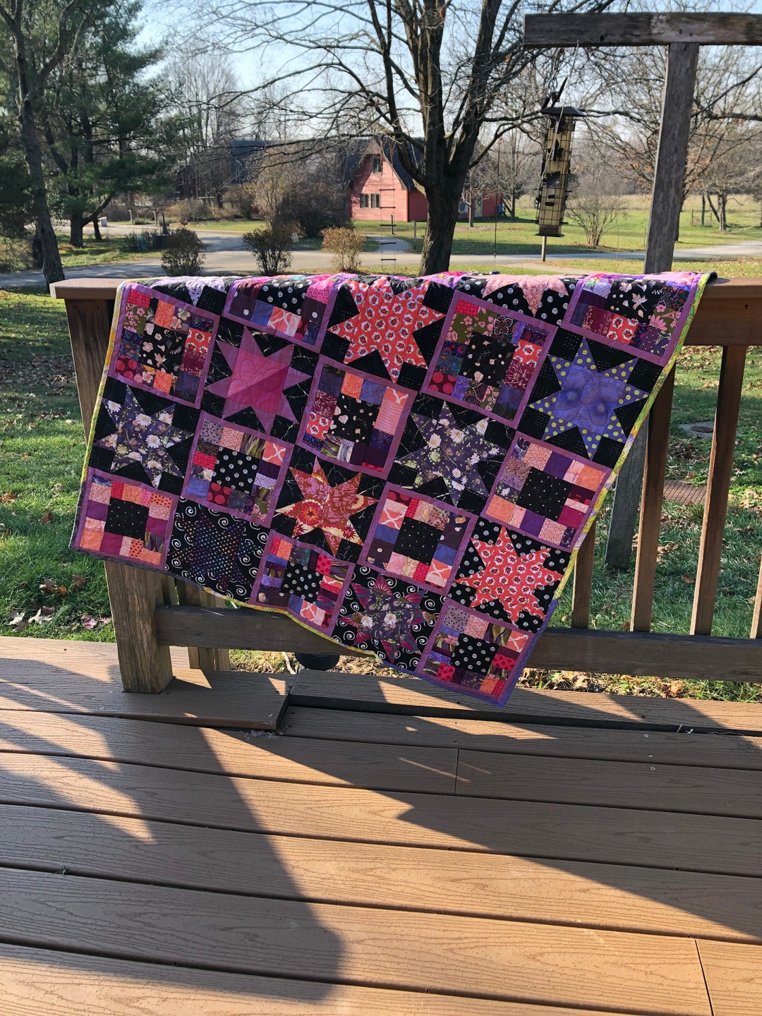 Handmade Star Quilt - Etsy