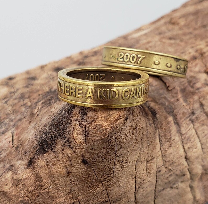 Chuck E Cheese Arcade Token Rings ~ Where a Kid Can Be a Kid - Etsy